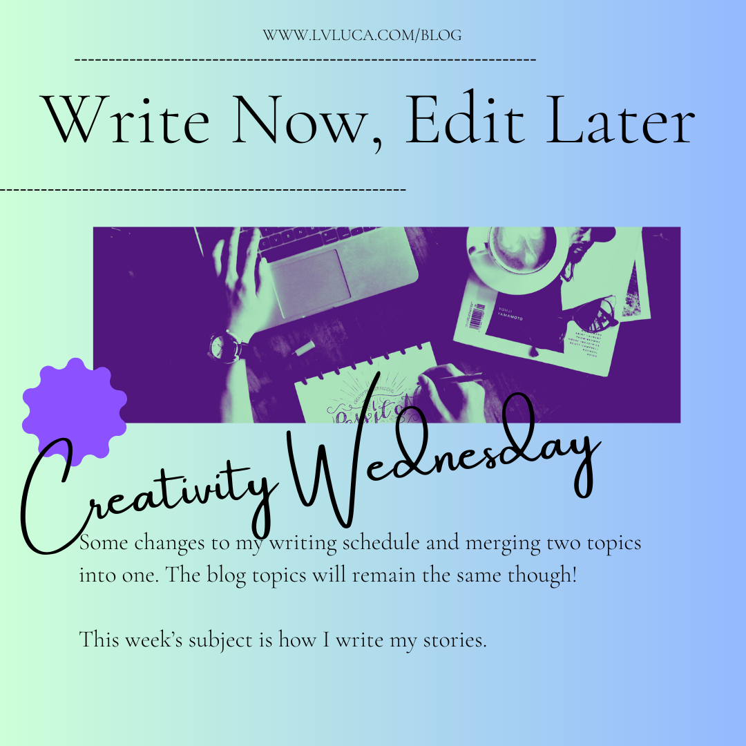 Write Now, Edit Later – L.V. Luca